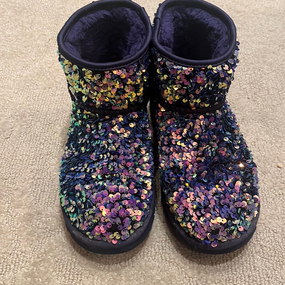 Ugg Purple Sparkling Sequin Special Edition Winter Sh… - Gem